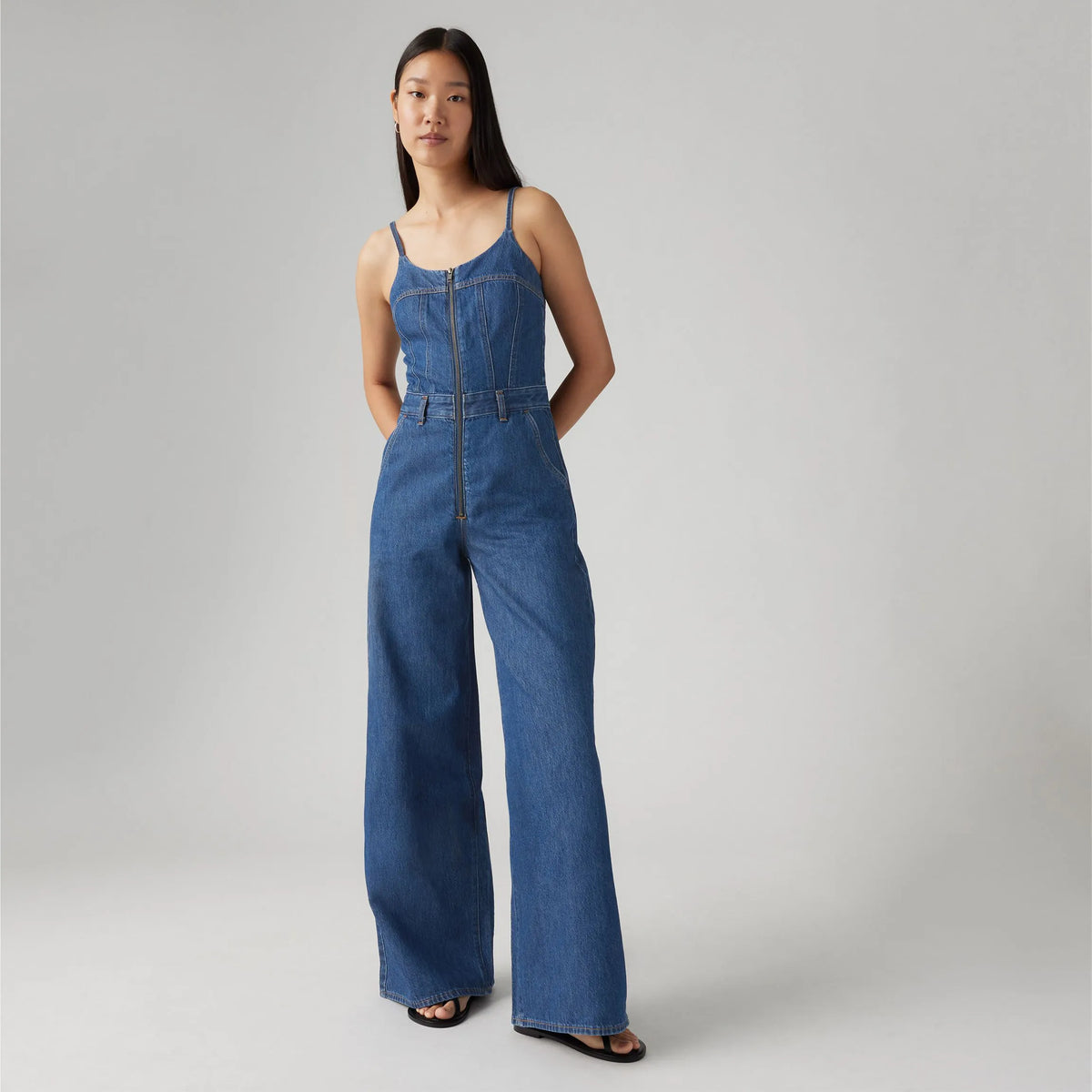 Levi's Womens Bustier Jumpsuit, smashing, 001wc-0003 – Norwood