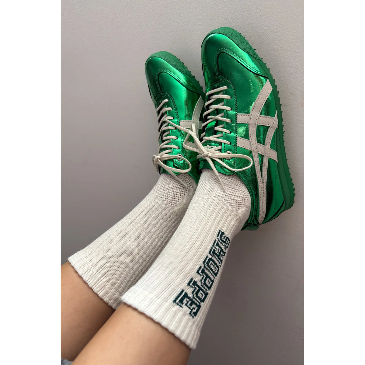 Le Bon Shoppe Preppy Socks, canvas / green, preppy-scks-cvas-gren – Norwood