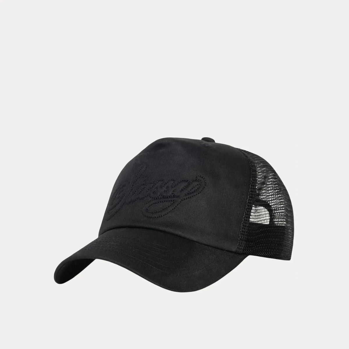 Stussy Trucker Cursive Stitch, black, 1311189-blac – Norwood