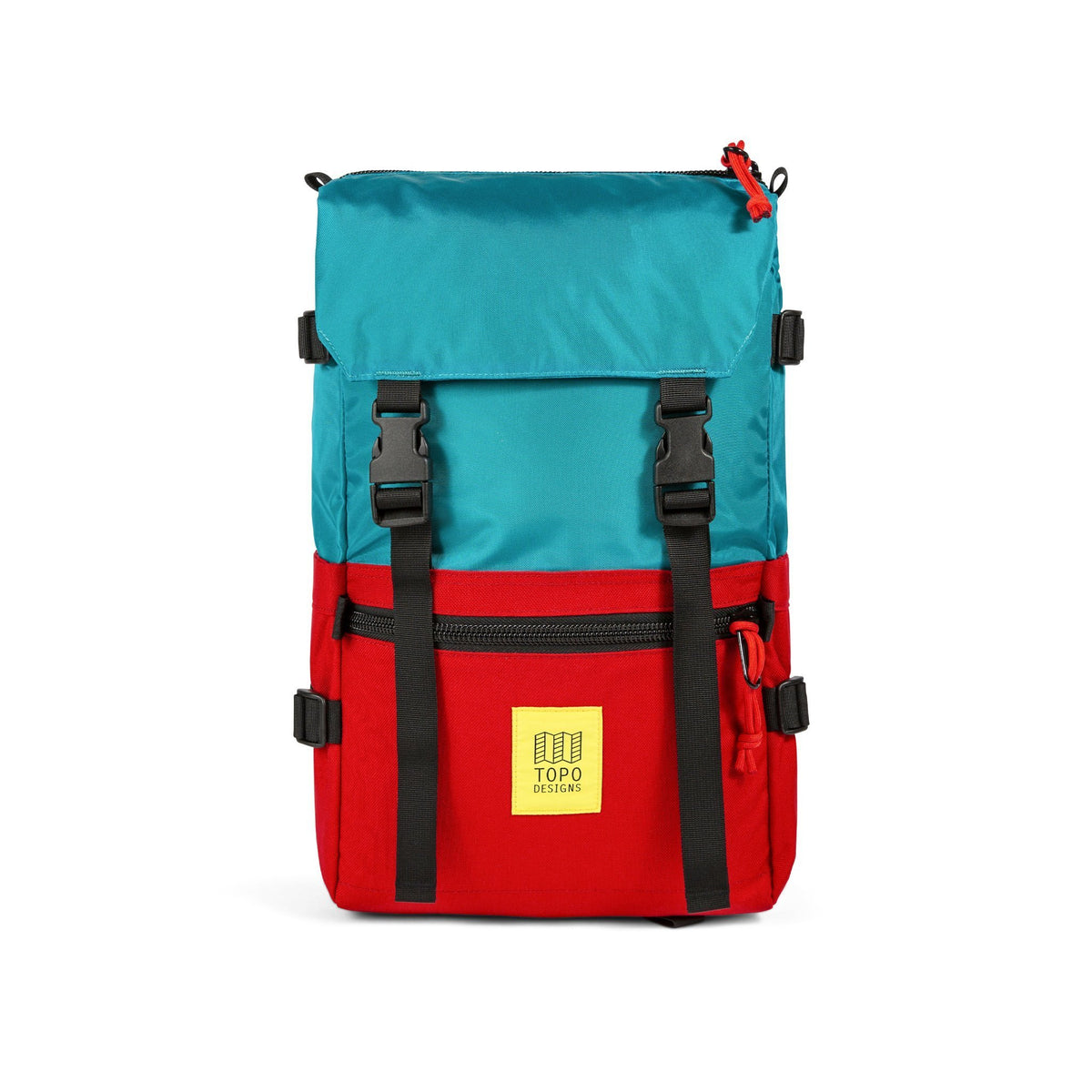 Topo Designs Rover pack, turquoise/red – Norwood